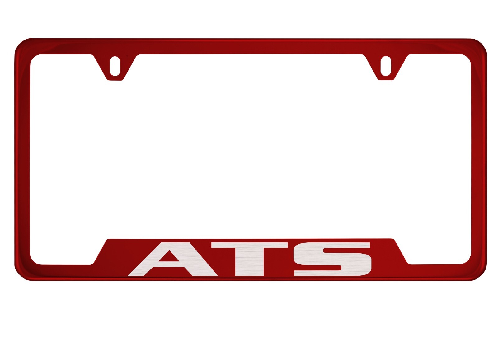 Red License Plate Frame For Cadillac ATS | eBay