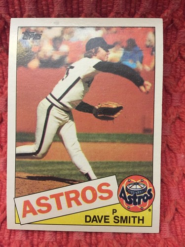 Dave Smith #123 Astros MLB Vintage Baseball Card Ships Free | eBay