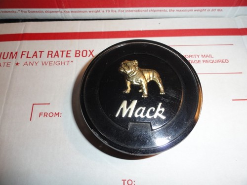 VINTAGE MACK TRUCK STEERING WHEEL HORN BUTTON SHIPPING $5.99 | eBay ...