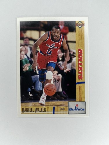 1991-92 Upper Deck Basketball card Darrell Walker Bullets 367 | eBay