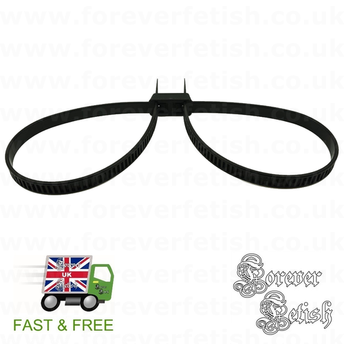 Bondage Cable Zip Tie Handcuffs Black Bound Submissive Slave Wife ...