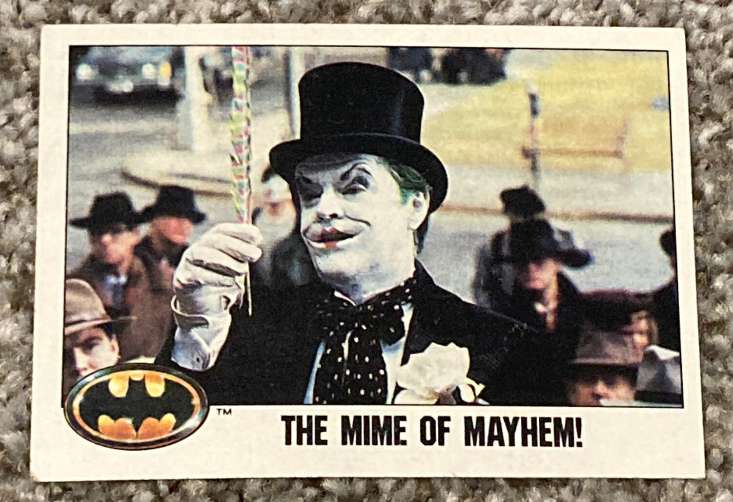 1989 Topps Batman #55 The Mime of Mayhem DC | eBay