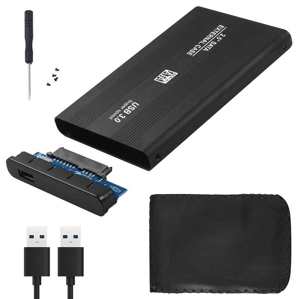 Hard Disk Drive HDD External Enclosure USB 3.0 SATA 2.5' Caddy Case ...