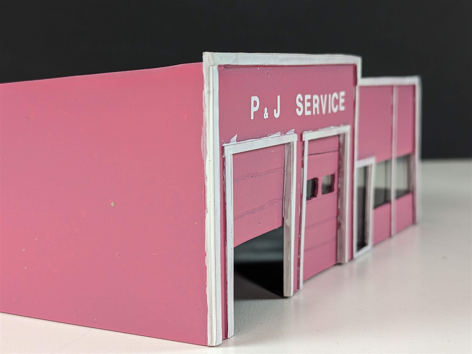 Custom Made Service Station w/ Fuel Truck HO Scale Building Built | eBay