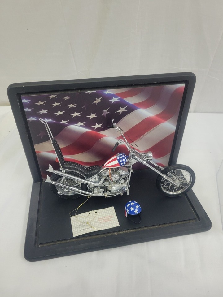 1/10 franklin mint Harley Davidson 1969 Easy Rider Chopper Captain ...