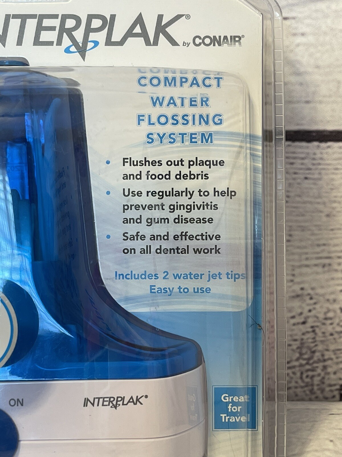 NEW! Interplak by Conair Dental Water Jet Pick Flossing System and 5 ...