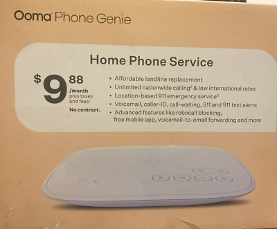 Ooma Phone Genie VoIP Internet Home Phone Service | eBay