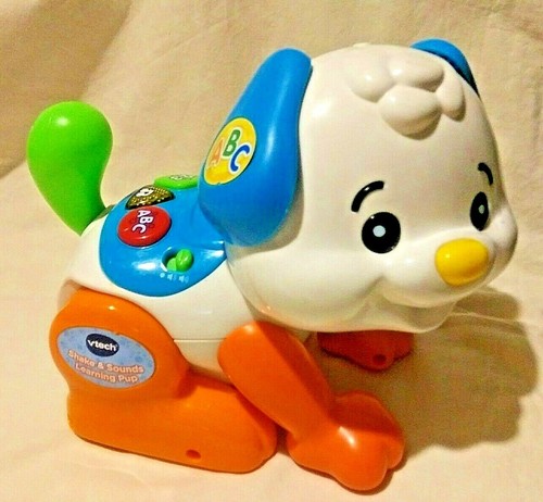 Vtech Shake & Sounds Learning Pup Puppy Dog Interactive Colors Shapes ...