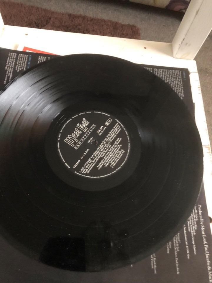 Meat Loaf Vinyl Job Lot X2 Bad Attitude | eBay UK