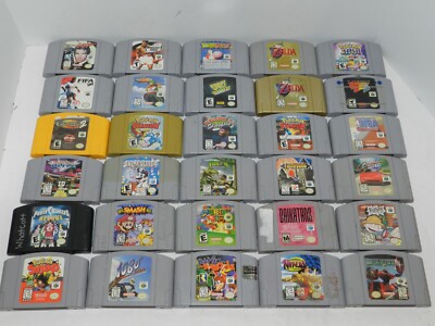Nintendo 64 N64 OEM Genuine *Pick Your Game* Cart Only Cosmetically ...
