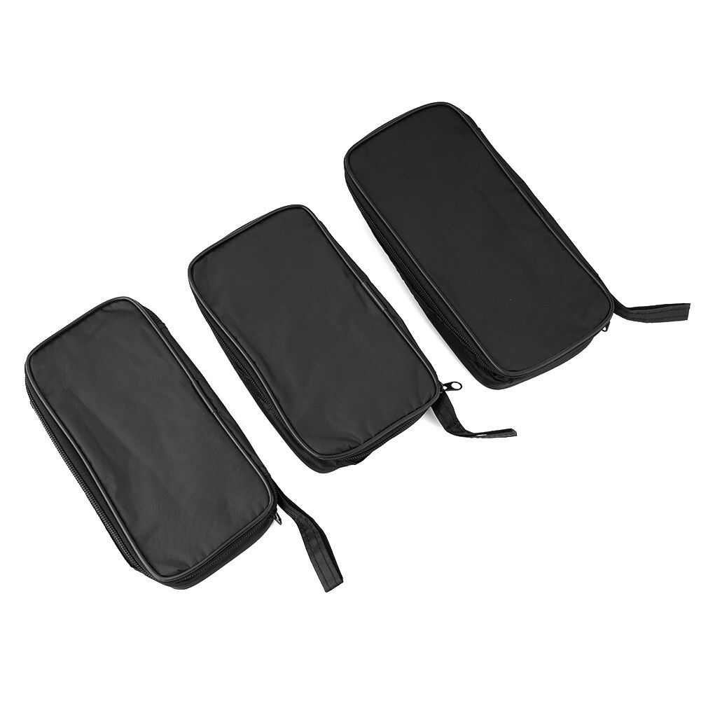 Multimeter Storage Bag Zippor Pouch Black Case For Digital Meter ...