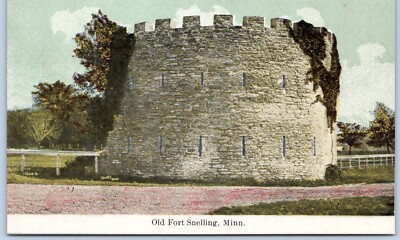 Postcard MN Old Fort Snelling Minnesota Round Tower B31 | eBay