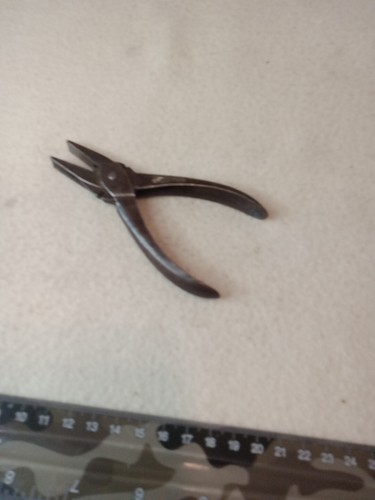 antique small metal pliers, stamped steel,5 inch, wire cutter, | eBay