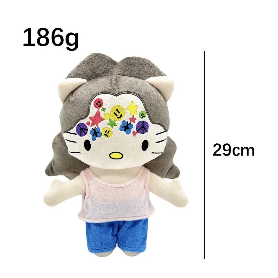 Hello Kitty Travis Scott Billie Eilish Plush Doll Rapper Hot Sale Gift ...