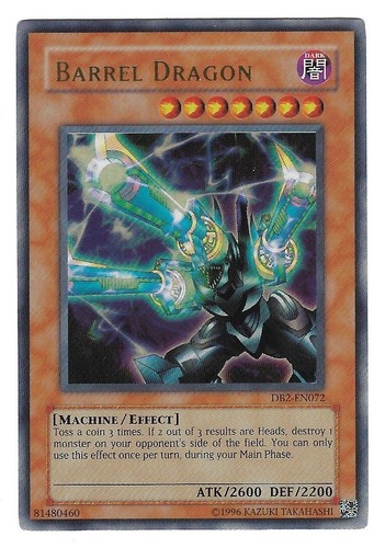 YUGIOH - BARREL DRAGON - DARK BEGGINING 2 - ULTRA RARE - MINT - DB2 ...
