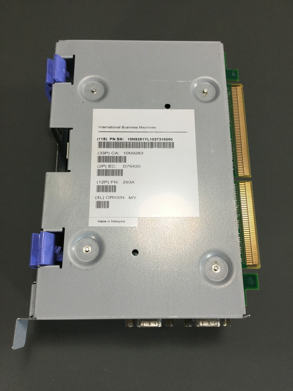 IBM 10N9281 Service Processor Card CCIN 293A (9111 9131) | eBay