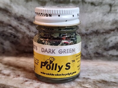FLOQUIL POLLY S MODEL and HOBBY COLORS PAINT .5oz OUNCE - DARK GREEN | eBay