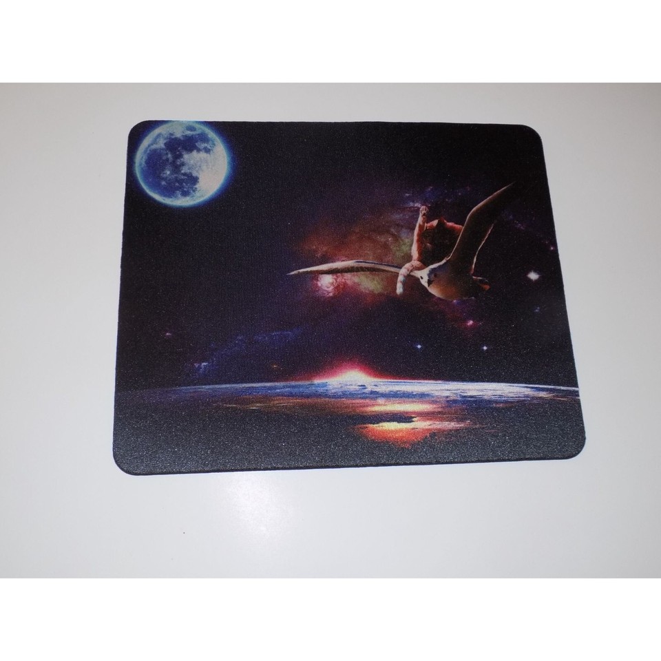 Mouse Pad - Space Kitty Bird | eBay