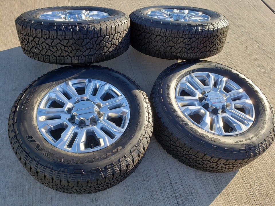 20" GMC Sierra Denali 2500 3500OEM 5957 wheels rims tires 2022 2023 ...
