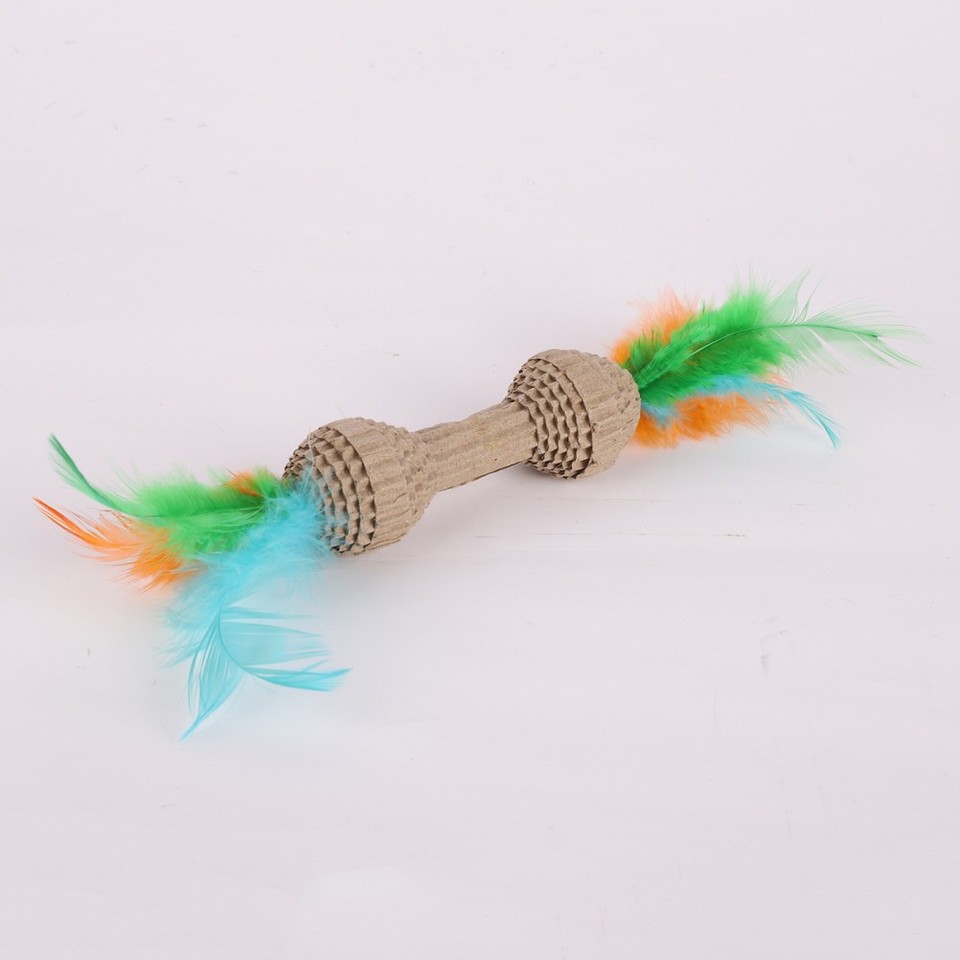 Interactive Kitten Toy Cat Claw Sharpening Corrugated Paper Toys | eBay ...