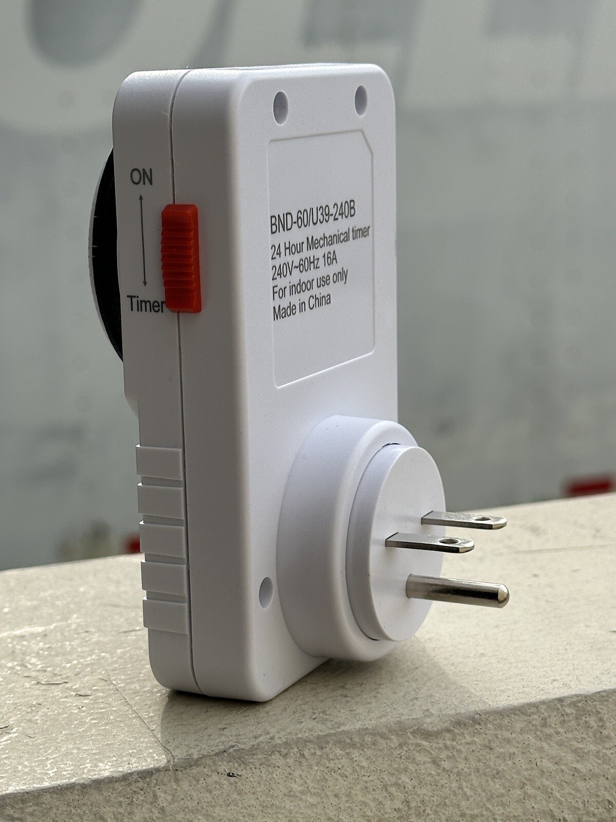 24 Hour 220 Volt Mechanical Timer 220v 240v 16A Indoor Electric Single ...