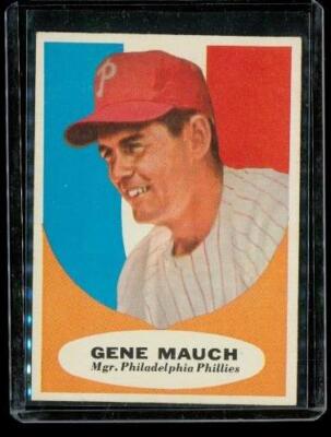 Vintage 1961 TOPPS Baseball Trading Card #219 GENE MAUCH Phillies ...