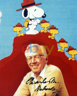 Charles M Schulz Signed Autographed 8x10 Color Photo reprint | eBay