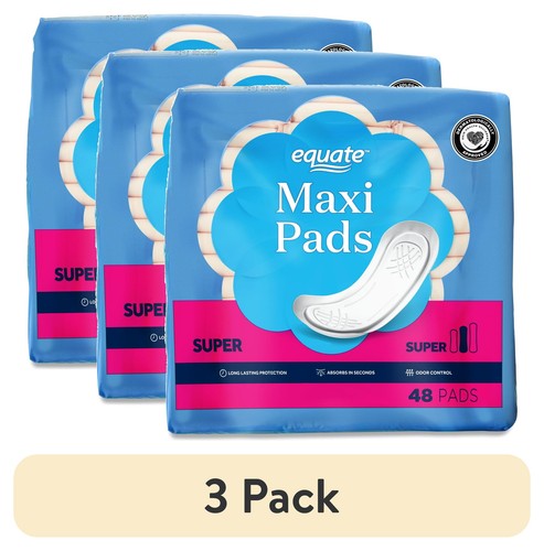 (3 pack) Maxi Pads, Super Protection (48 Count) | eBay
