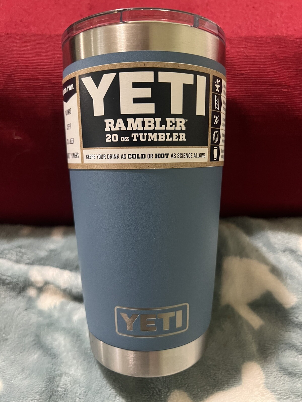 Yeti 21071500236 Rambler with MagSlider Lid, 20oz - Pacific Blue for ...