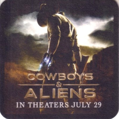 Cowboys & Aliens movie 2011 San Diego Comic-Con SDCC promo coaster ...