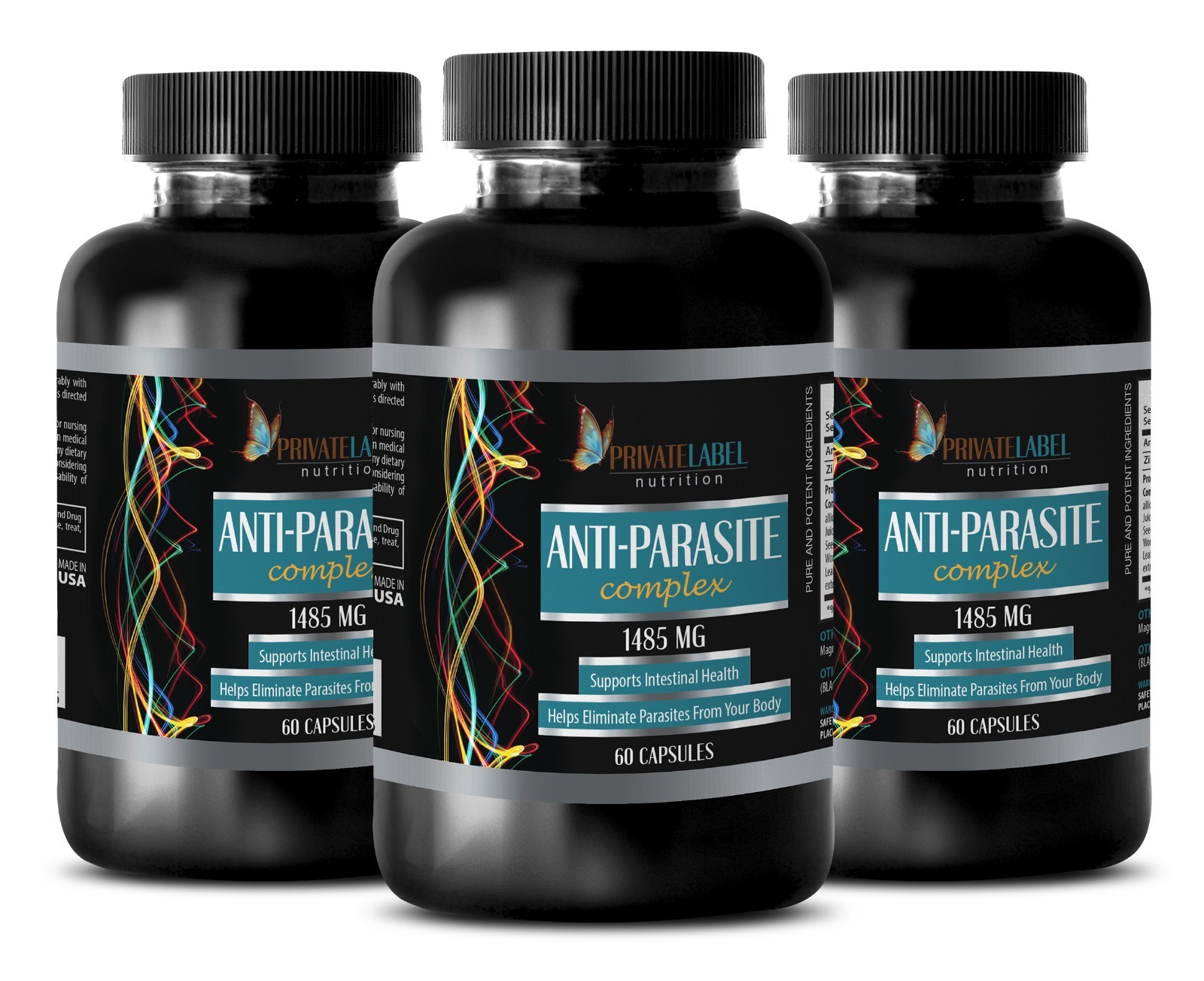 Wormwood Seeds - ANTI-PARASITE COMPLEX - Colon Cleanse Detox Pills - 3 ...