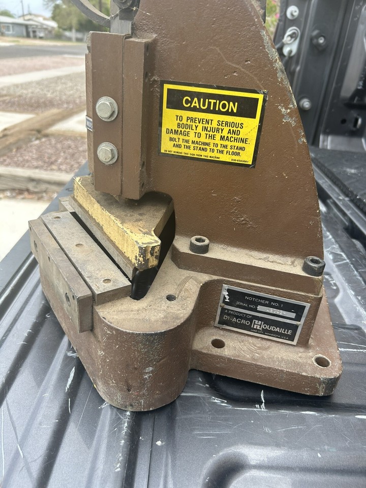 Di-Acro No. 1 Sheet Metal Corner Notcher-16 Gauge | eBay