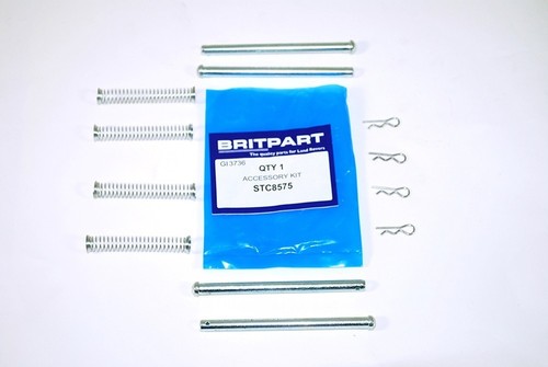 LAND ROVER DEFENDER FRONT BRAKE PADS AND FITTING KIT FOR VENTED DISCS ...