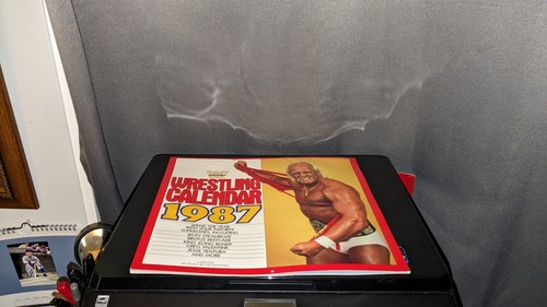 1987 WWF WWE Wrestling Calendar Hulk Hogan Macho Man READ | eBay