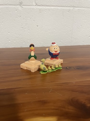 Vintage Humpty Dumpty Mother Goose Nursery Rhyme Duck Statue Figure Toy ...