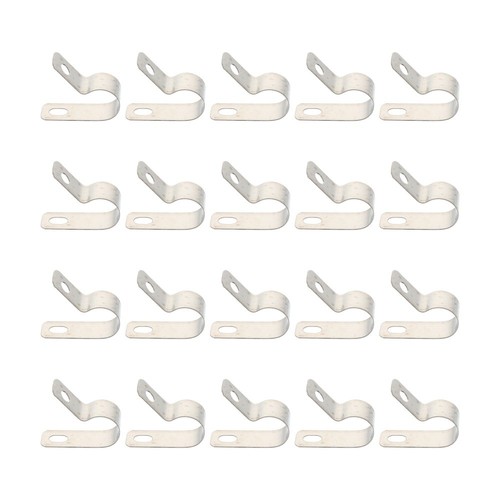 20 Pcs Cable Clamp Fixing Buckle Wire Fasteners Data Metal Type Clamps ...