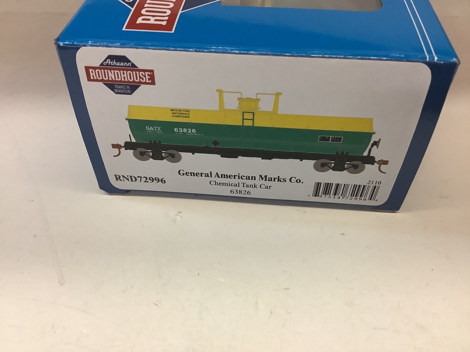 Roundhouse #72996 HO scale “General American Marks Co.” chemical tank ...