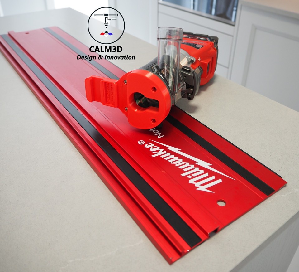 Milwaukee M18 FTR Trim Router Sub-Base for use on the Milwaukee Rail ...