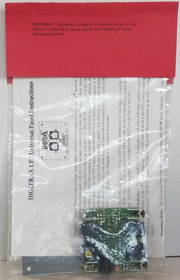 Digitrax UP3 DCC Universal Panel | eBay