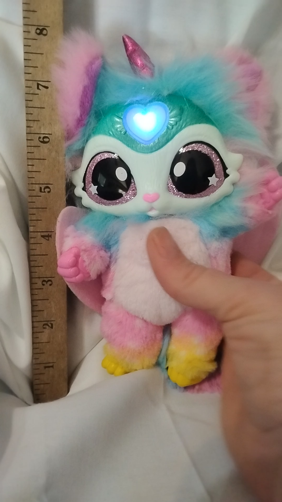 Magic Mixies Rainbow Fox Unicorn Magical Misting Pet Plush Doll Tested ...