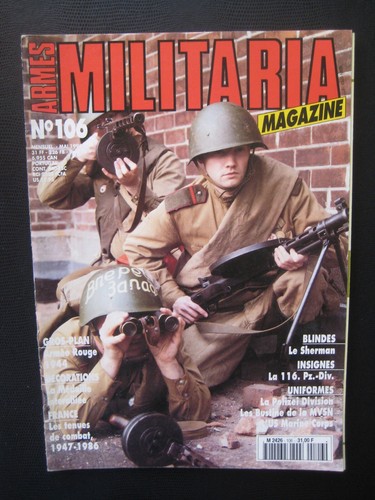 MILITARIA Magazine n° 106 - ARMEE ROUGE 1944 - USMC 1937-1945 - SHERMAN ...
