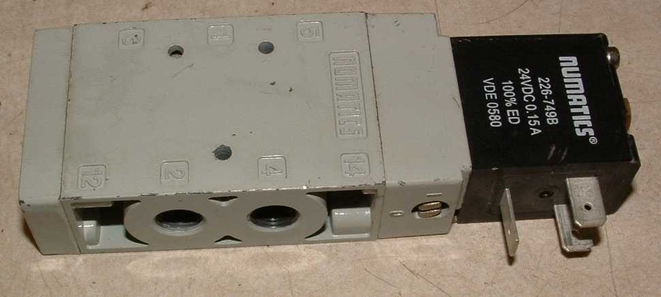 Numatics L11BA452B000061 Solenoid Air Valve, 1/8th Inch, 24 VDC | eBay