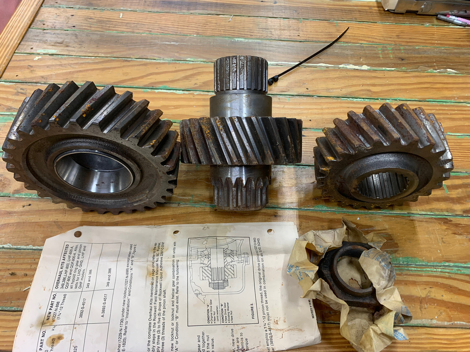 ROCKWELL DIFF REPAIR KIT349 | eBay