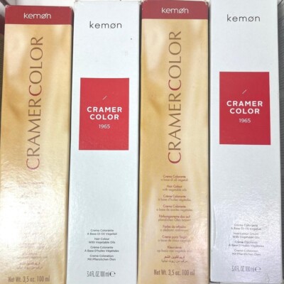 Kemon Cramer Color Permanent Hair Color 3.4 / 3.5 oz PAY ONE SHIPPING ...