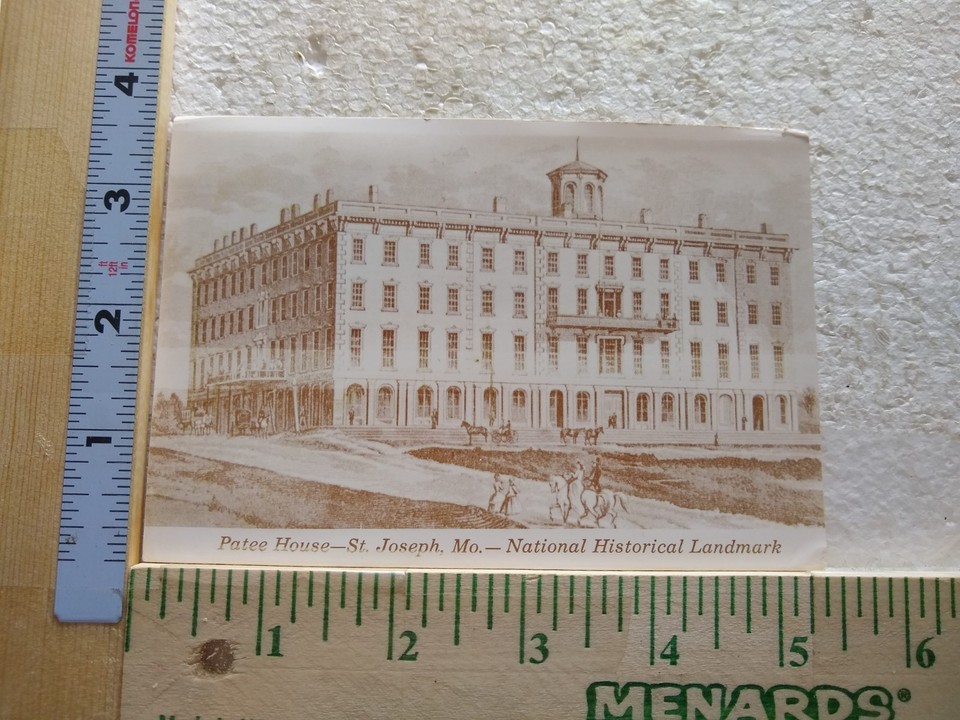Postcard National Historical Landmark Patee House St. Joseph Missouri ...