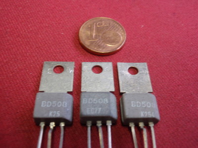 TRANSISTOR BD508 PNP NF/TR/E 40V 2A 10W 250Mhz 3x 22482-43 | eBay