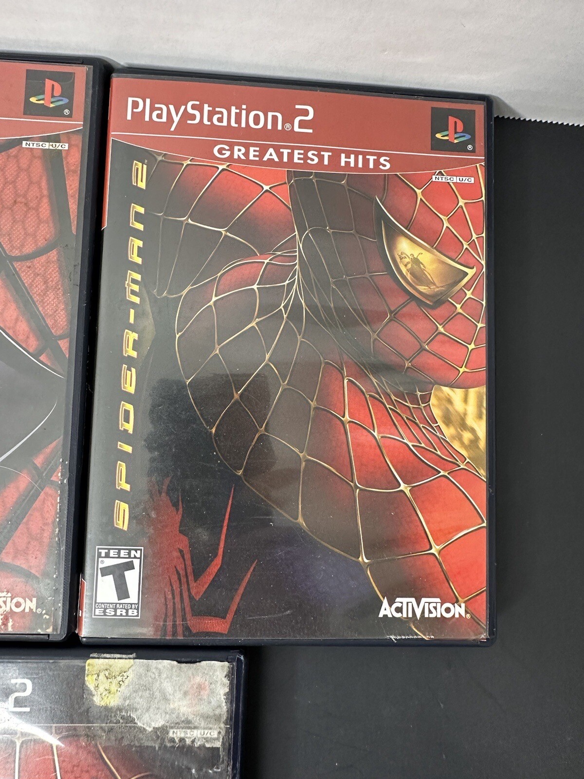 Spider-Man 1 2 3 Sony PlayStation 2 PS2 Lot - Fully Tested
