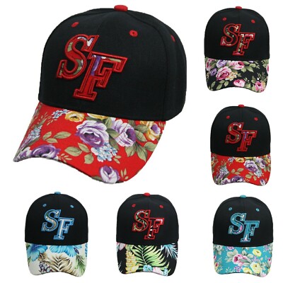 SAN FRANCISCO Baseball Cap Casual Hawaiian Floral Hiking Outdoor Beach ...