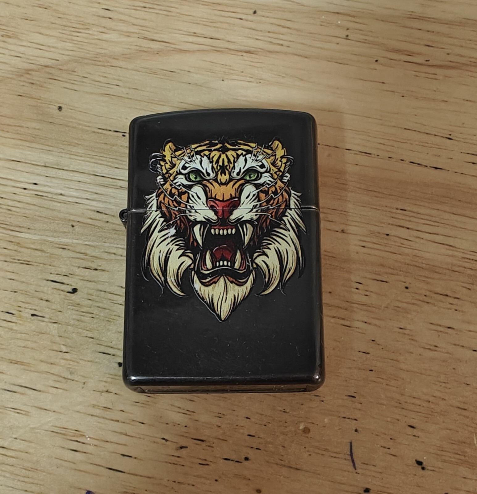 Vintage Tiger Zippo Lighter Collection-Blued | eBay