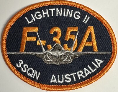 F-35A 3 SQN Lightning II RAAF Embroidered Patch Australia | eBay Australia